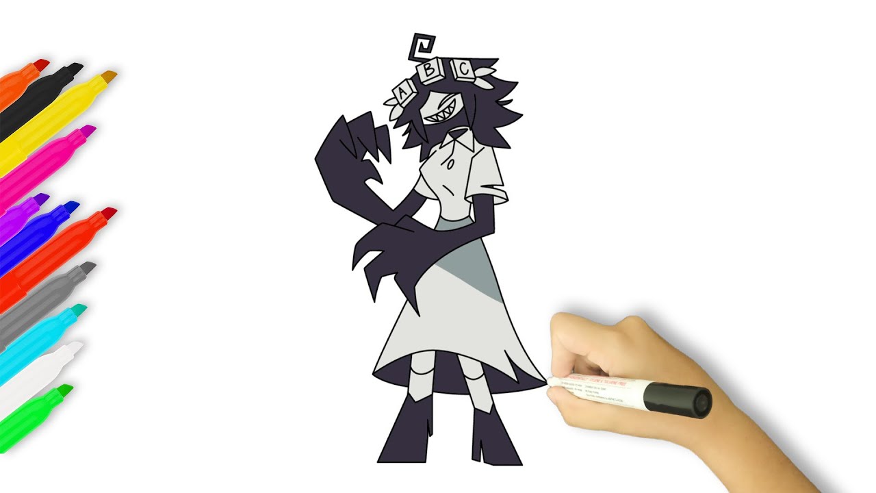 How to Draw Miss Thavel | Fundamental Paper Education - YouTube