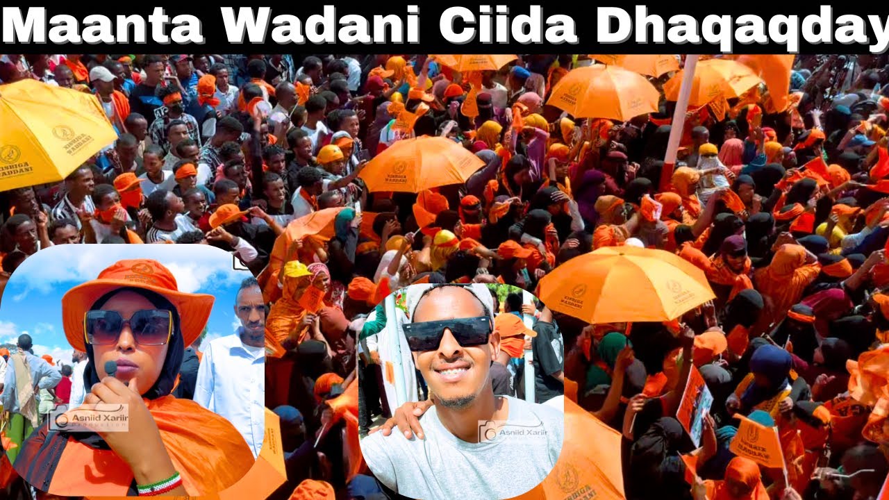 Day 1 Wadani : Siday Ahayd Ololihii Maanta Ee Xisbiga Wadani Hargeisa ...