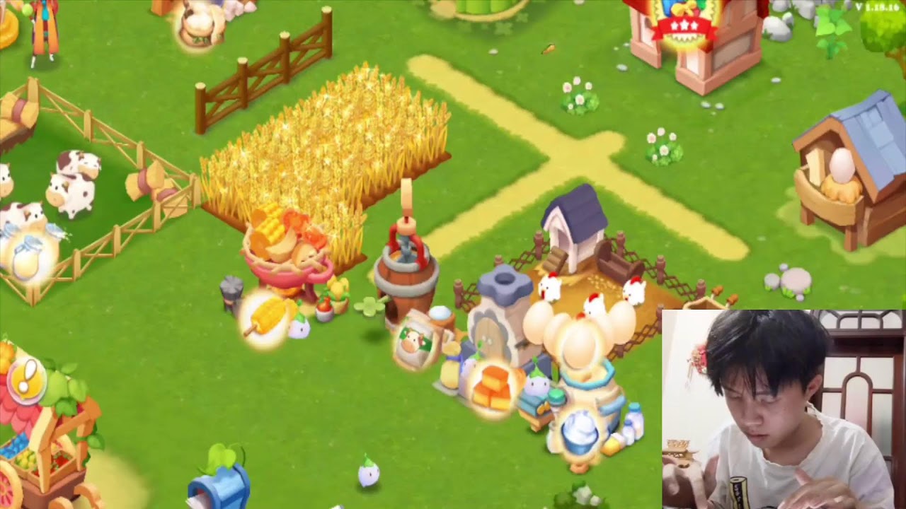 Happy Ranch :các bước tiến hành sản xuất thu hoạch nông sản P2 : VÔ CỰC ...