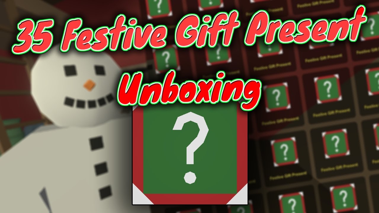 Unturned Festive Gift Present Unboxing! - YouTube