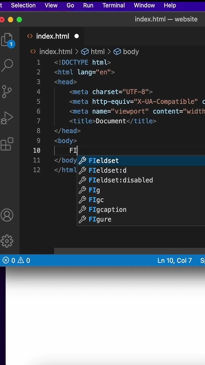 First website in 20 seconds | HTML Web Server - YouTube