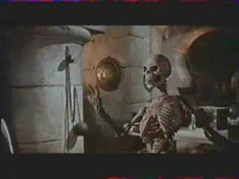 Sinbad VS Evil Magician's Skeleton from the 7th Voyage of