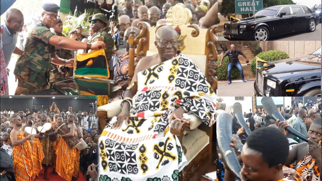 Massive Arrival Of Otumfour Osei Tutu At 150yrs Silver Jubilee Anni ...