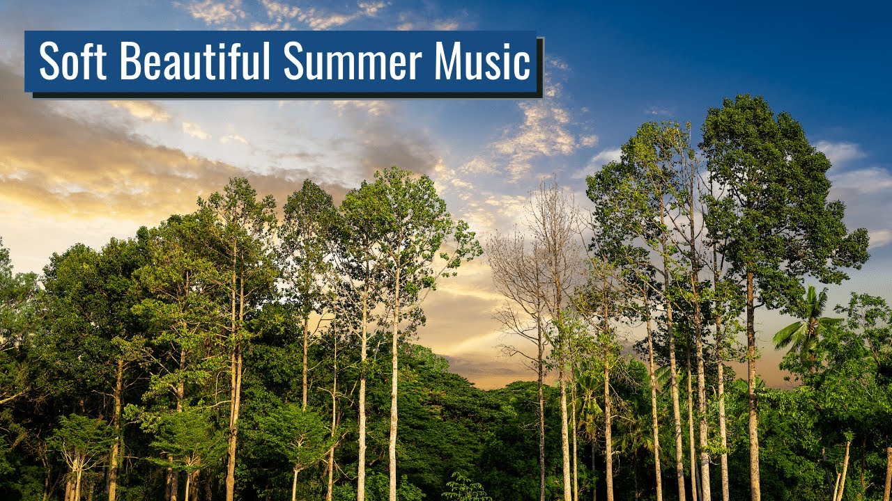 Soft Beautiful Music in Summer- 1 Hour Deep Sleep, Stress Relief ...