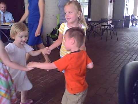 Ring around the rosie with cousins after lunch - YouTube