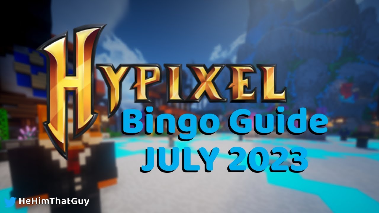 Hypixel Bingo Guide - July 2023 - YouTube
