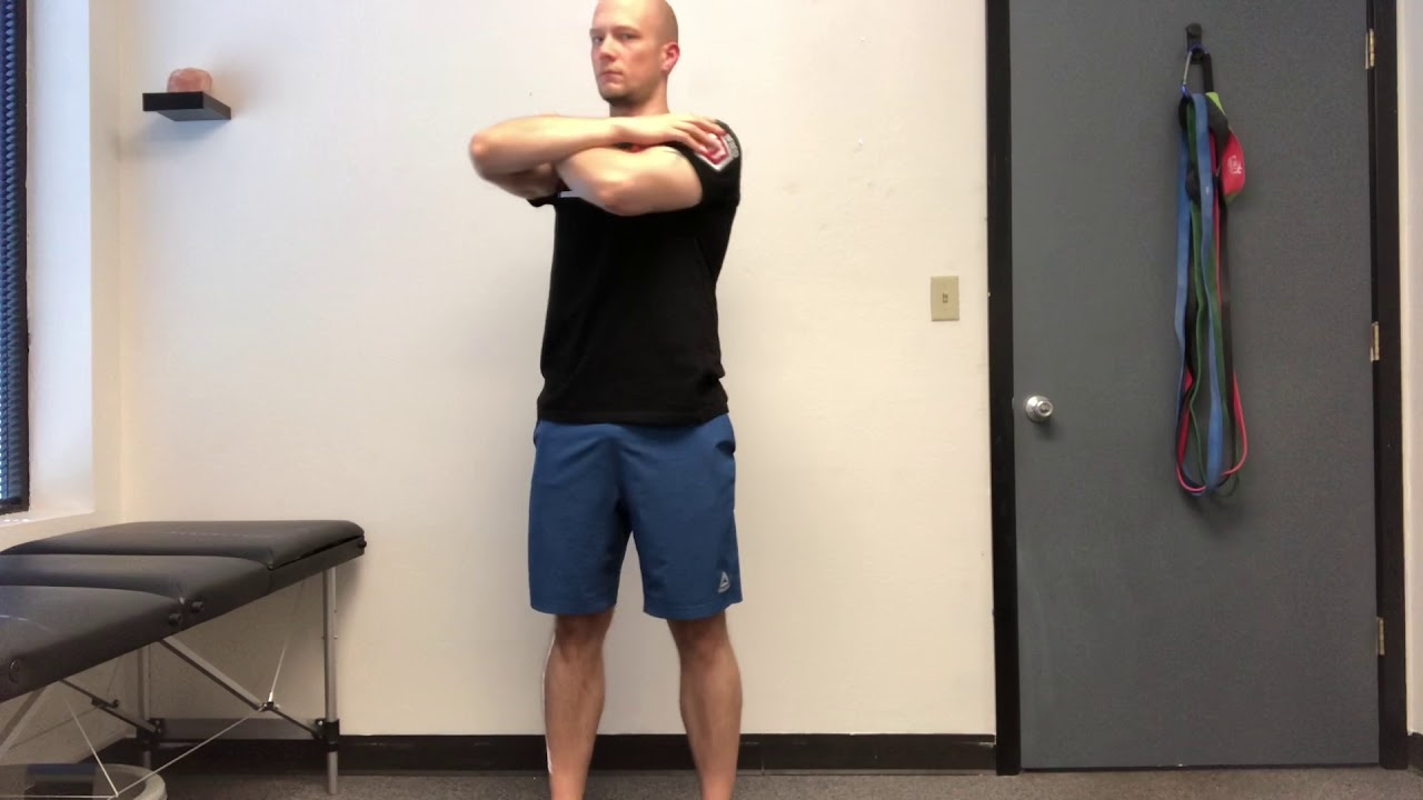 Standing Lumbar Rotation - YouTube