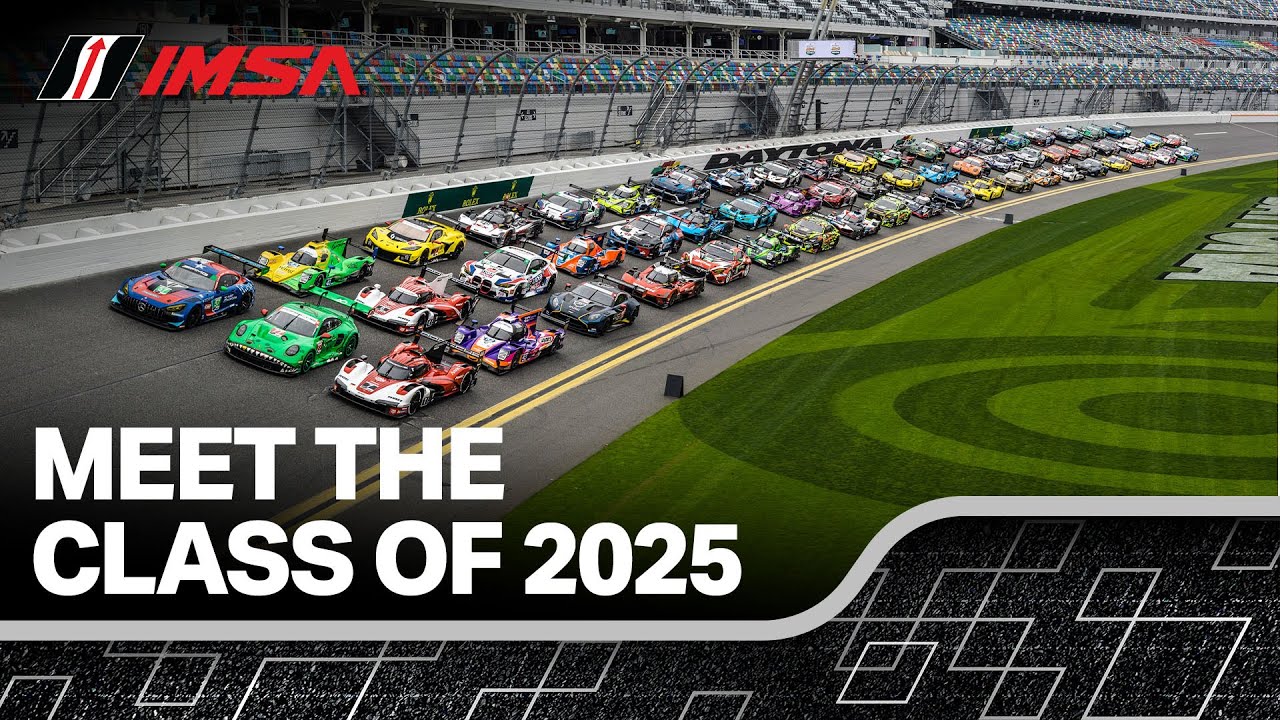 IMSA | Class of 2025 | Full Field of the Rolex 24 At Daytona - YouTube