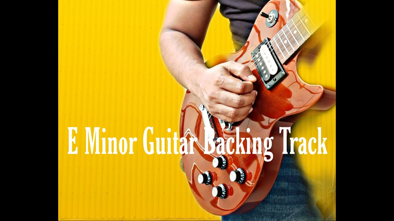 E Minor Guitar Backing Track - YouTube