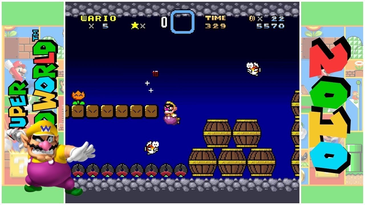 Super Wario World Map