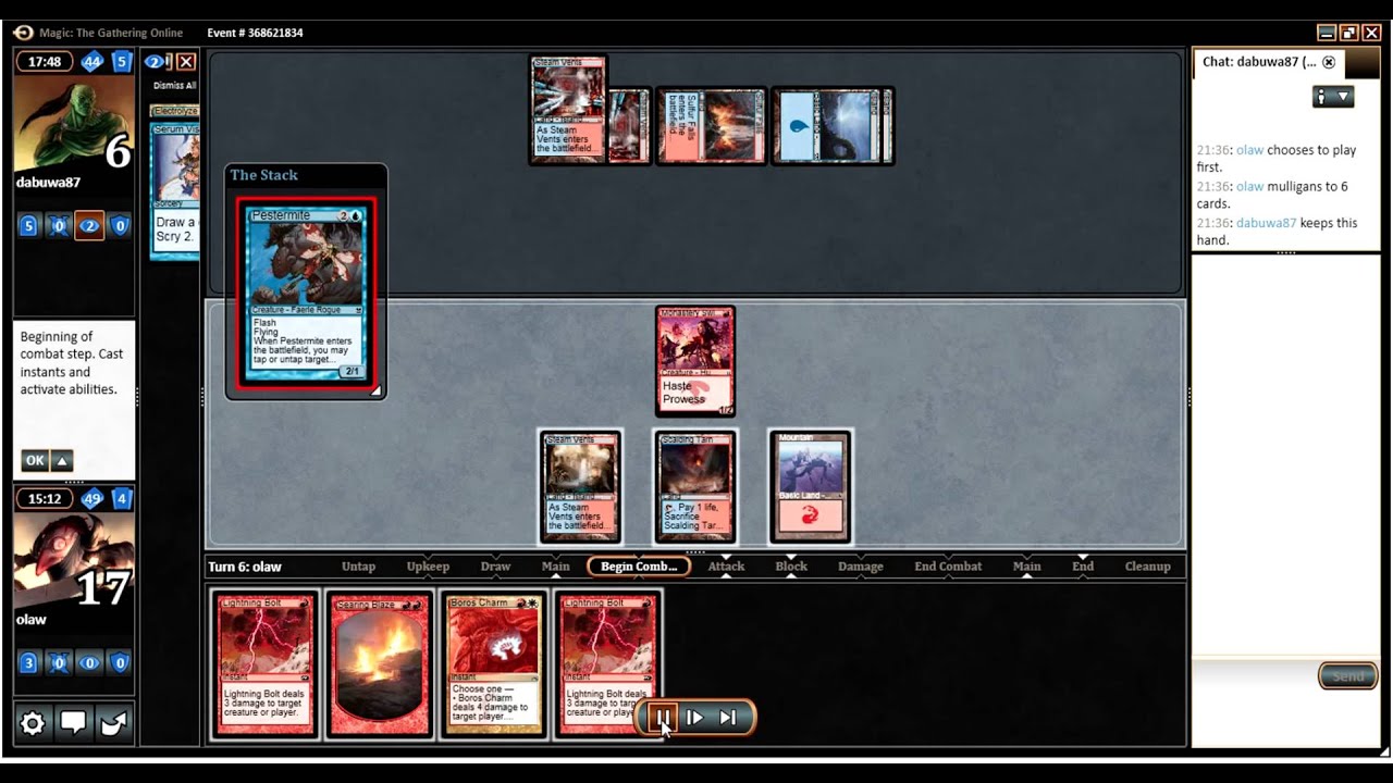 Modern Jeskai Burn vs Splinter Twin - YouTube