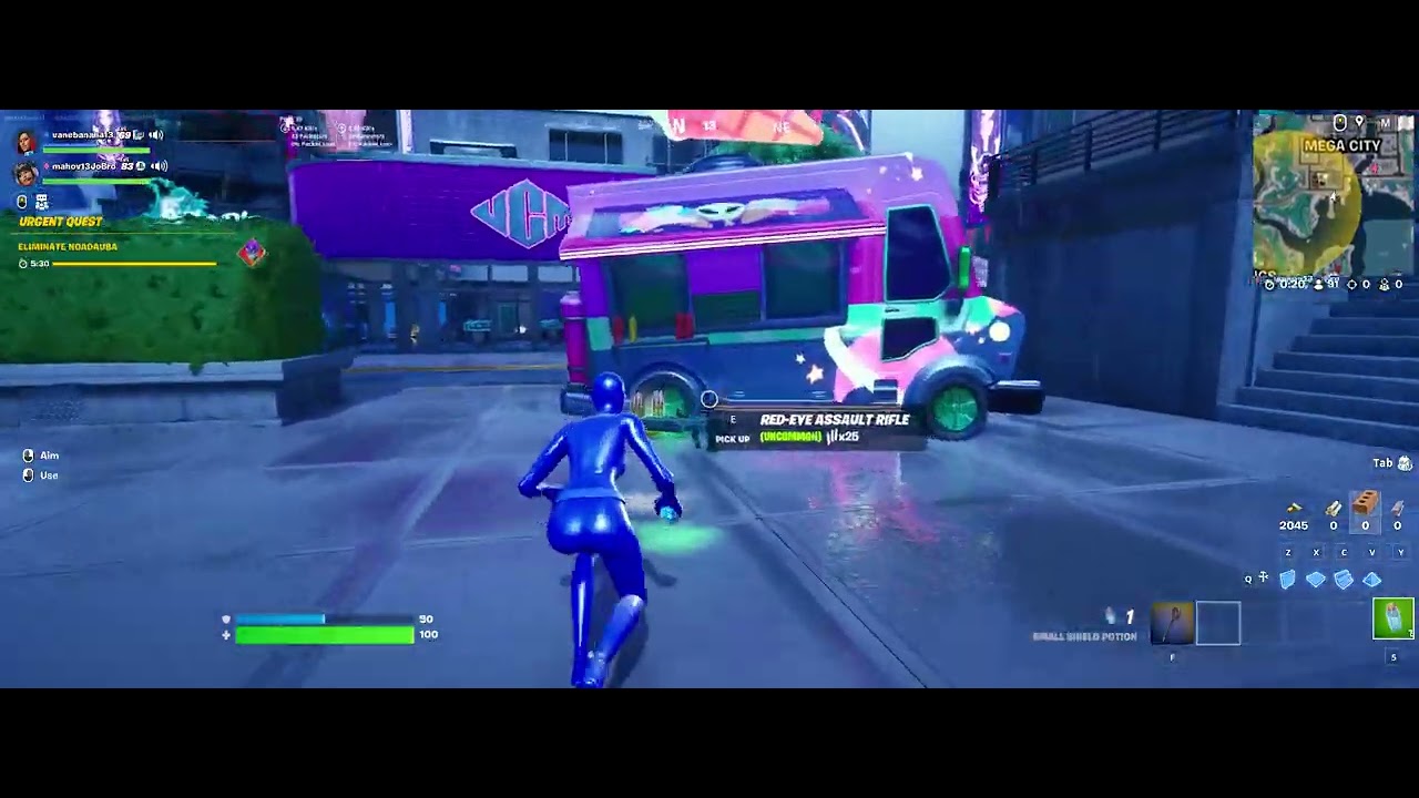 Fortnite 1 HP - YouTube