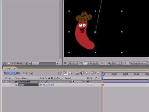 After Effects Tutorial - 7 - Animating Scale - YouTube