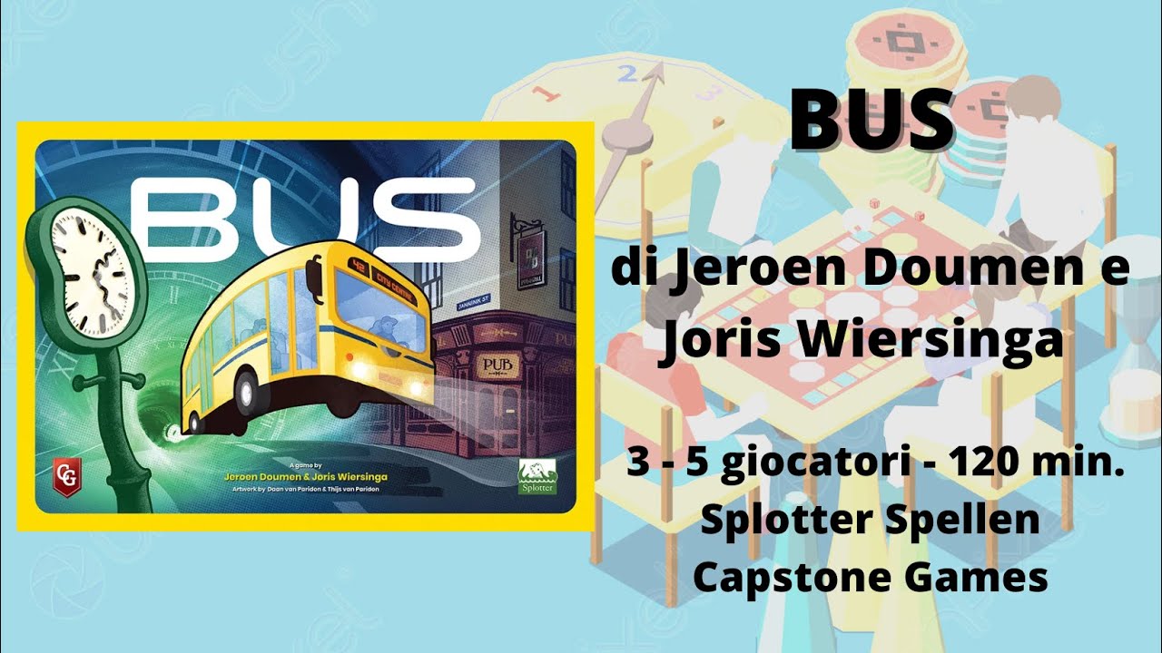 BUS (gioco da tavolo) - Tutorial italiano - YouTube