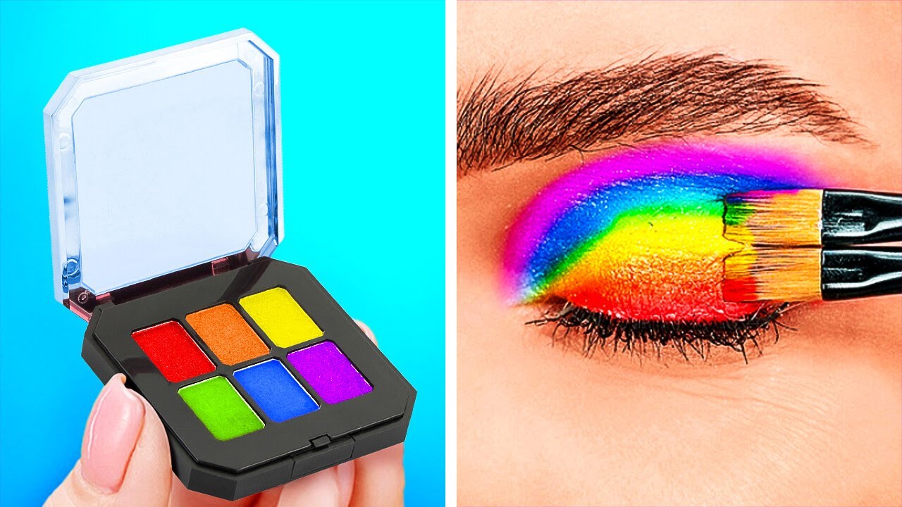 Reuse Old Makeup Into New Trendy Look - YouTube