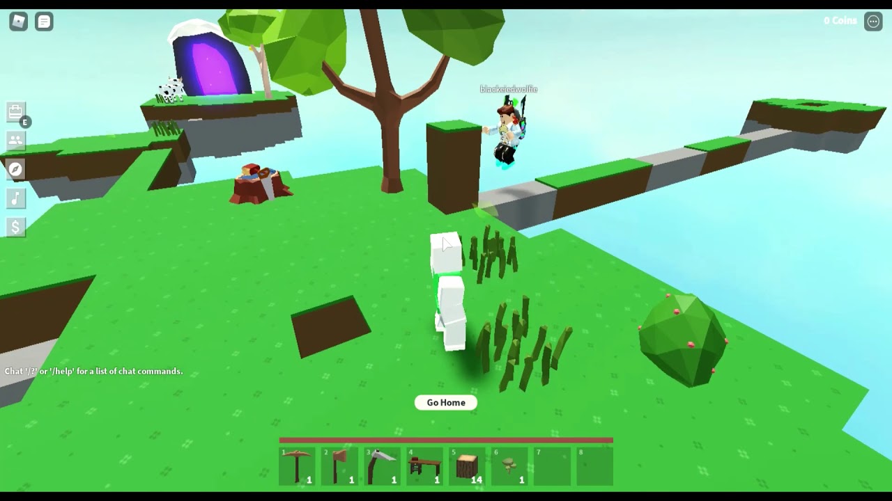 Surviving on a floating island? ( Roblox skyblock prt 1) - YouTube