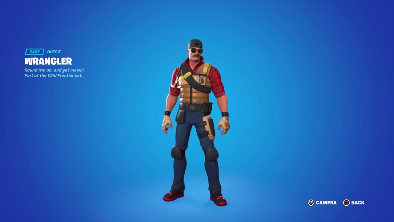 Fortnite Wrangler Skin Preview !!! 😱 - YouTube