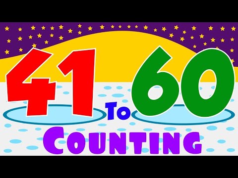Let's Learn Numbers 41 to 60 | Counting for Kids | JollyTotsAcademy ...