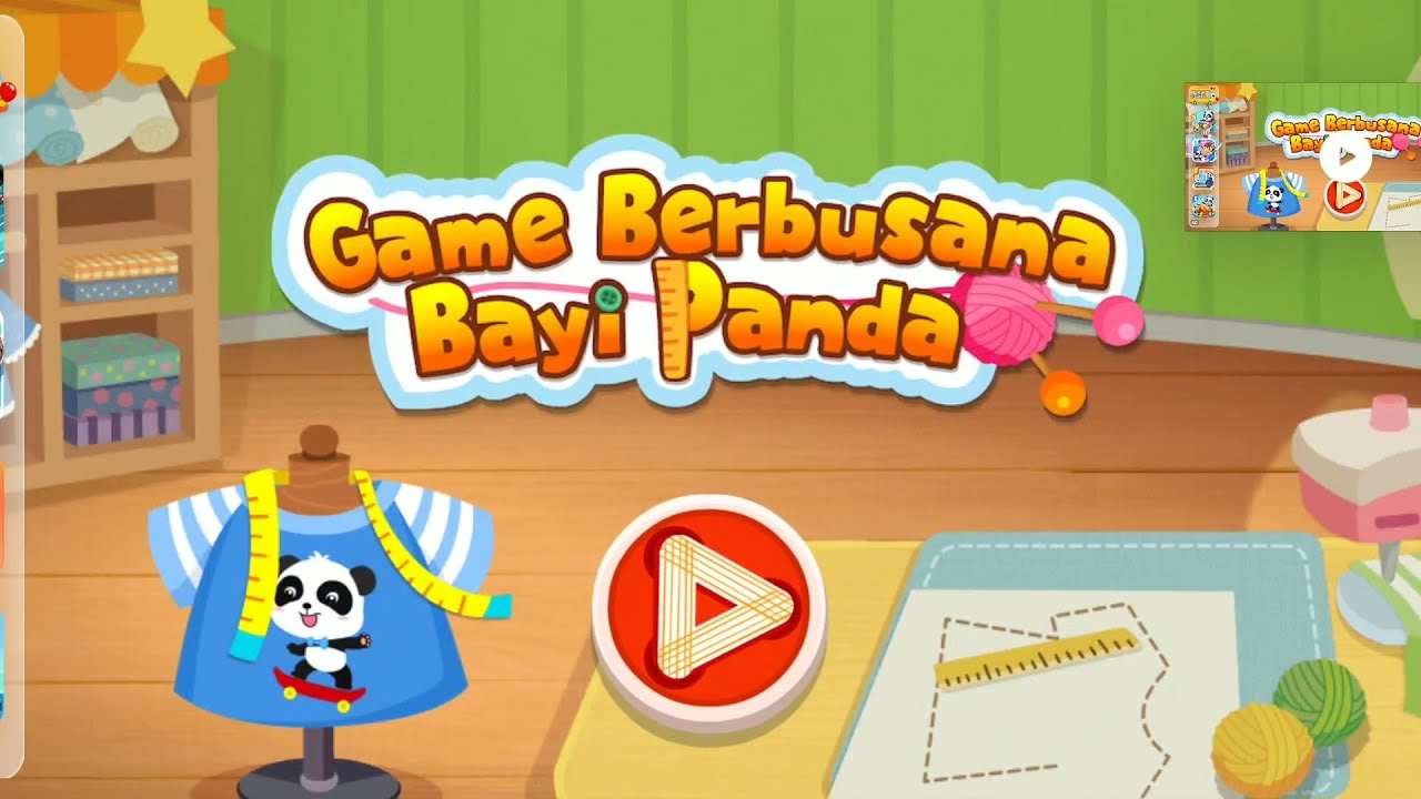 Permainan Anak Mendesain Baju Bayi | Game Berbusana Bayi Panda - YouTube