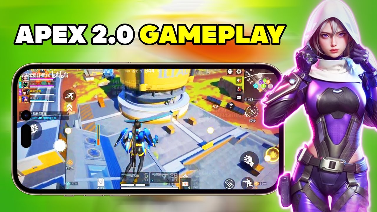 Apex Legends Mobile 2.0 Chinese Version First Gameplay🔥 (High Energy ...