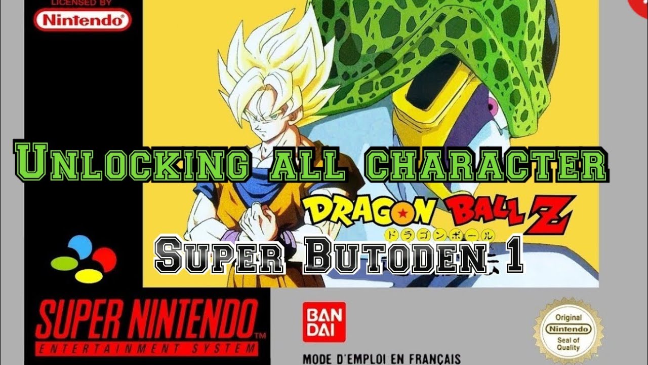 Dragonball Z Super Butoden 1 how to Unlock all characters - YouTube
