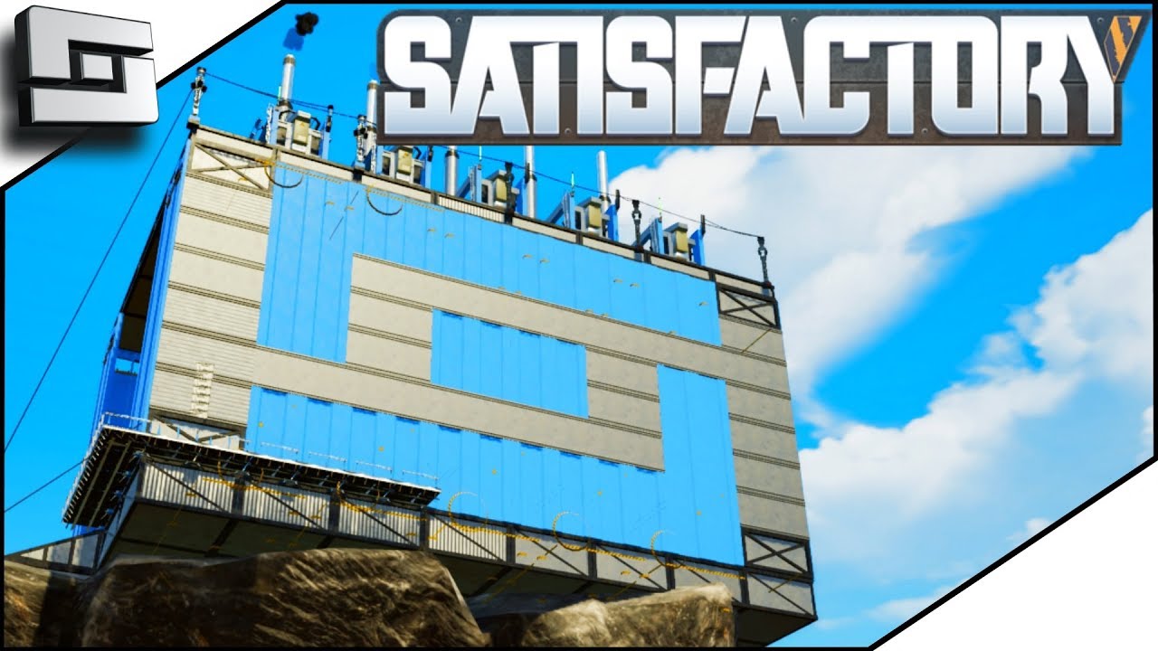 Building Factories In Satisfactory Early Access Gameplay E12 - YouTube