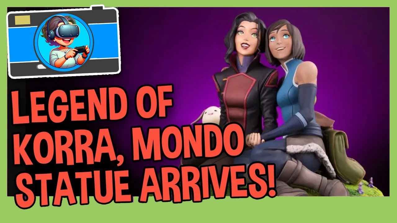 LEGEND OF KORRA MONDO STATUE UNBOXING - Korrasami Spirit World Statue ...