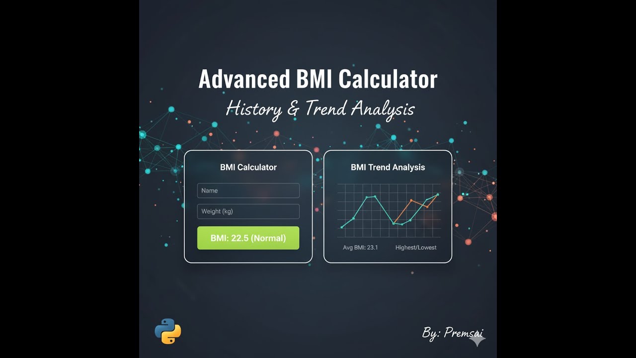 Advanced BMI Calculator using Python || Oasis Infobyte Internship Task ...