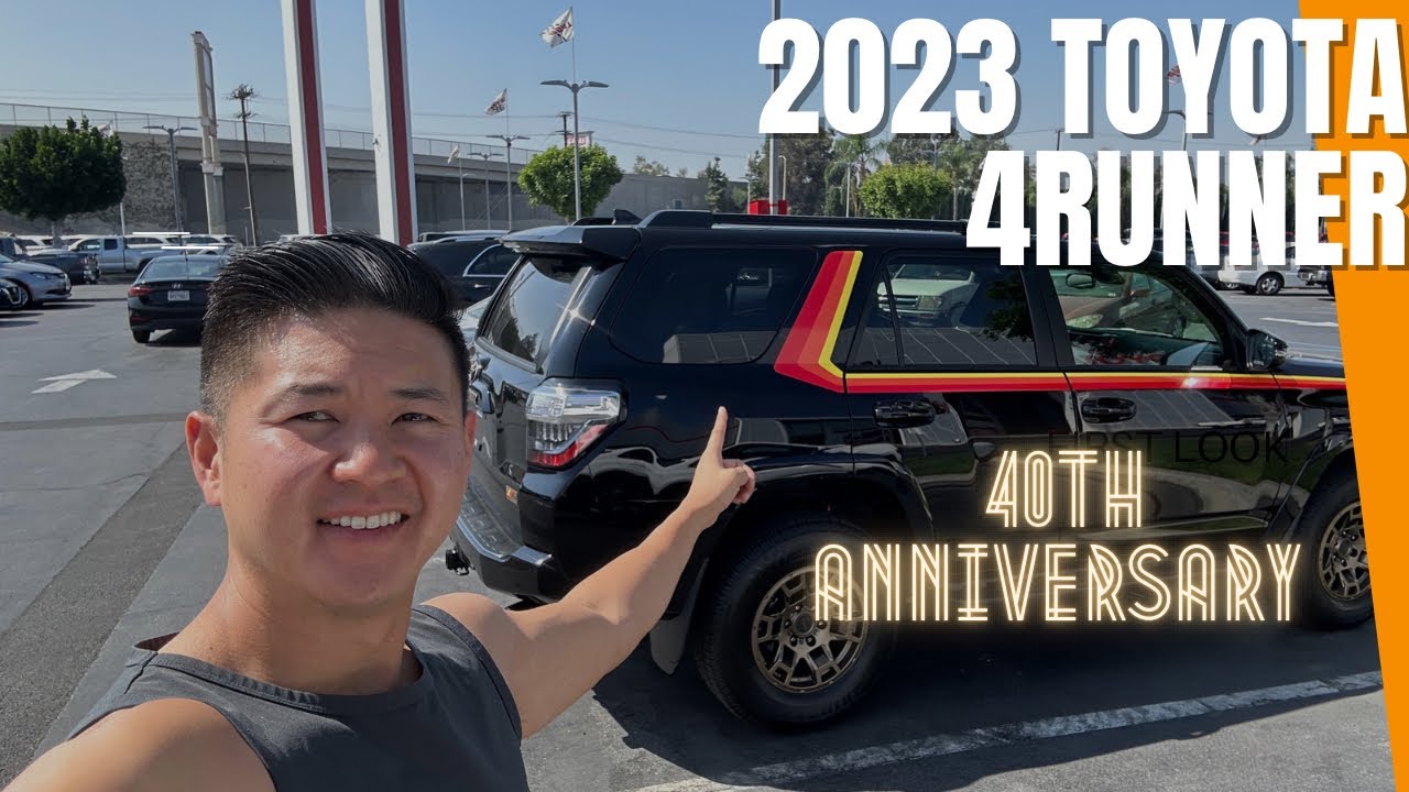 FIRST look at the 40th Anniversary Toyota 4Runner TRD - YouTube