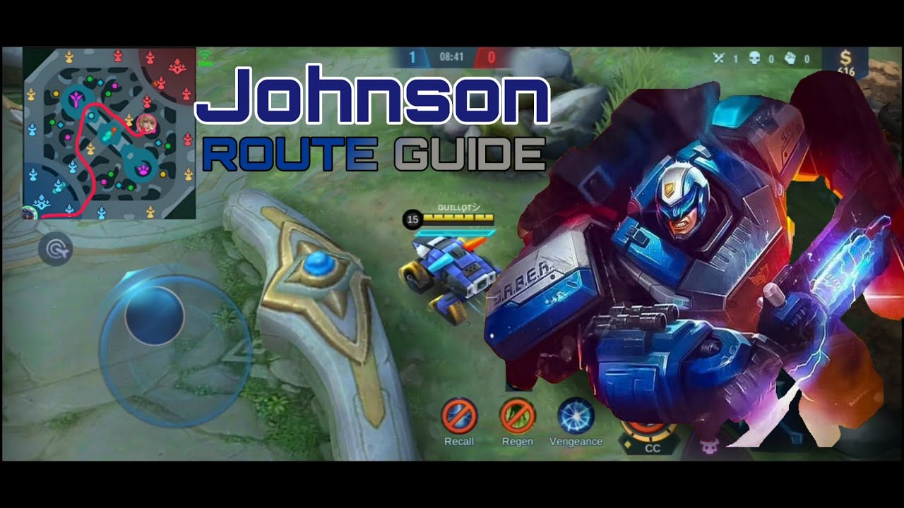 Mobile Legends: Johnson route guide for beginner Part 1 | Blindspot ...