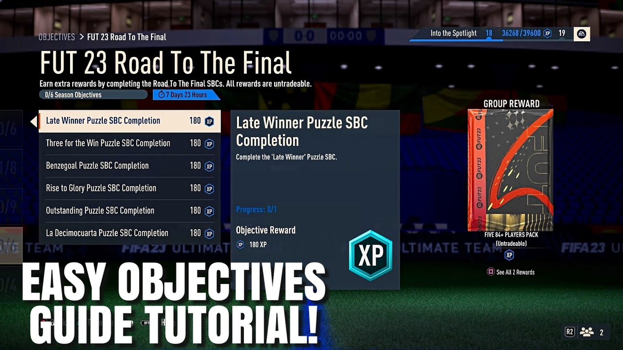 How To Complete FUT 23 ROAD TO THE FINAL Objectives - FIFA 23 Ultimate ...