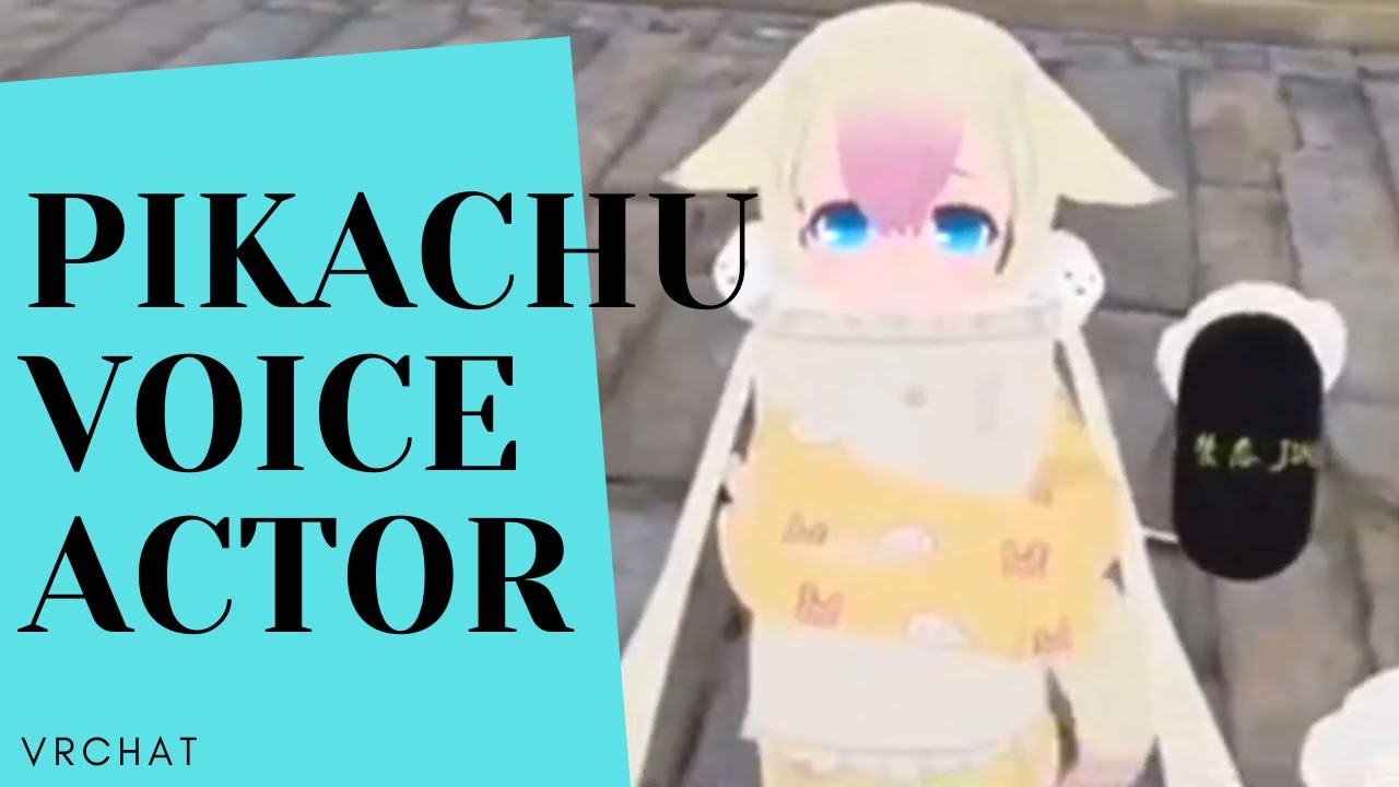 VRCHAT JAPANESE VOICE ACTOR! PIKA PIKA!! - YouTube