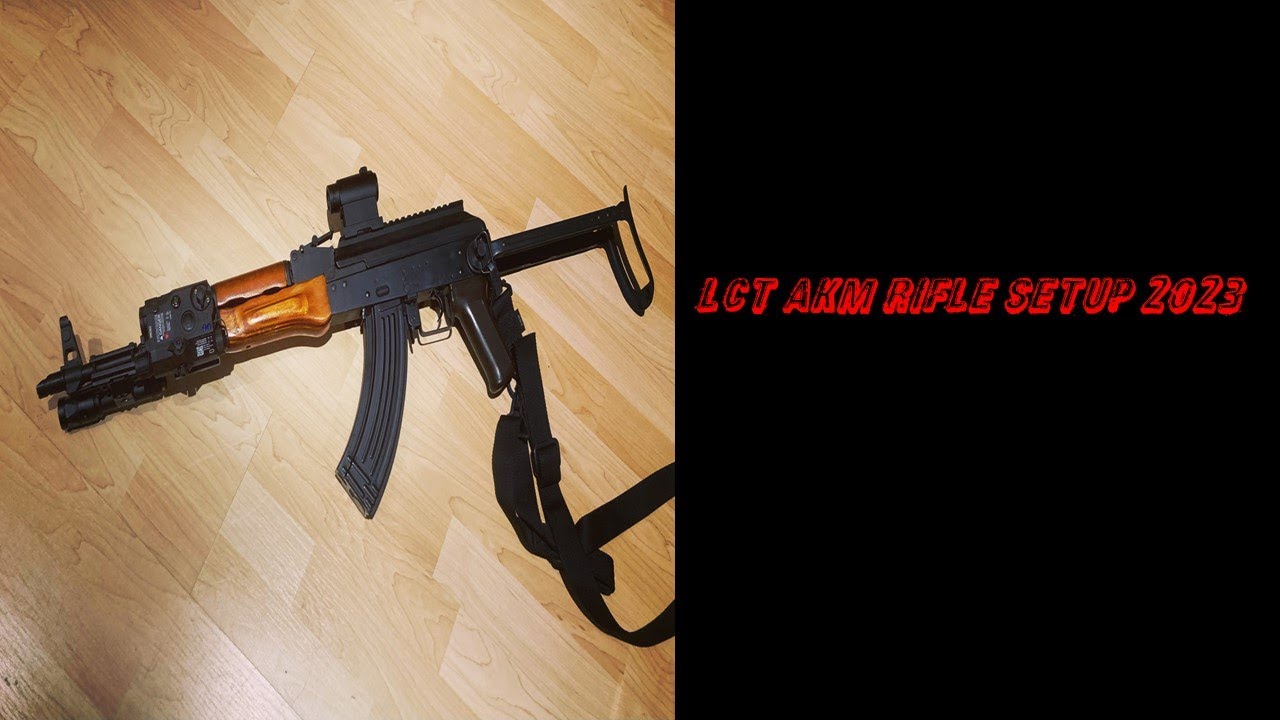 LCT AKMS Airsoft Rifle Setup 2023 - YouTube