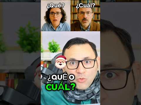 QUE Y CUAL EN ESPAÑOL - YouTube