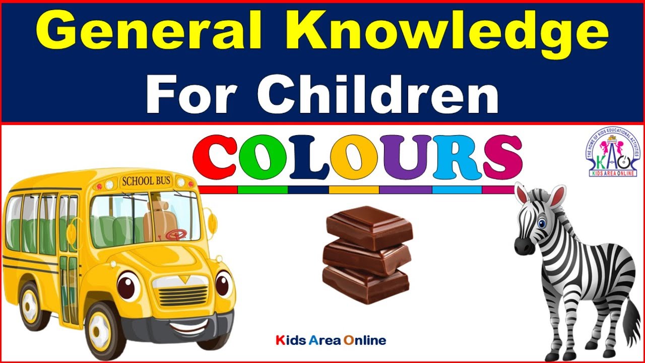 General Knowledge for Children | Colours - YouTube