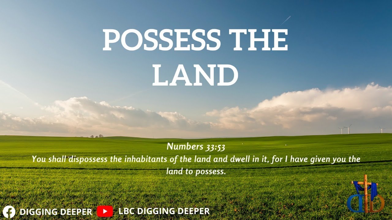 Dr. Sipho Zondi //Possess the land | Numbers 33:53 - YouTube