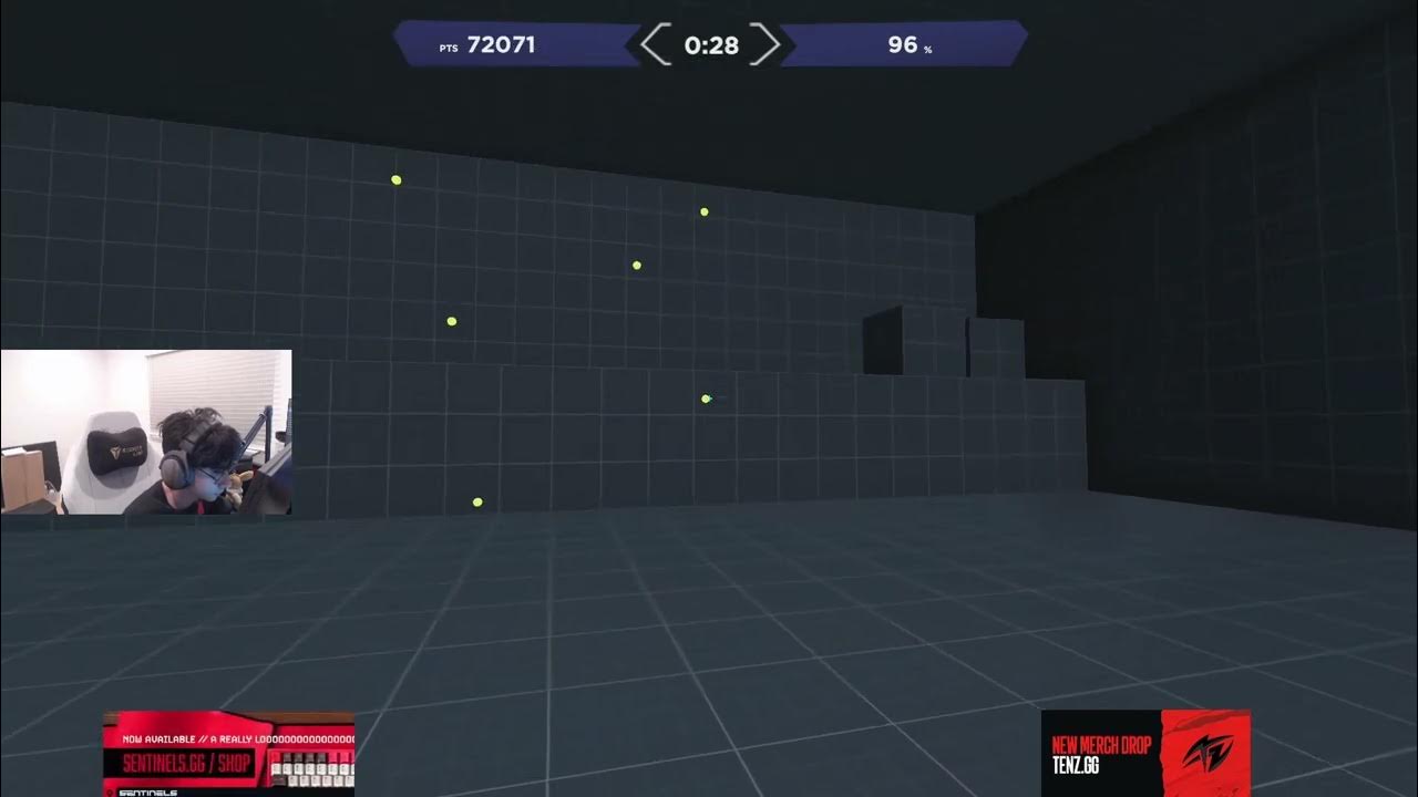 TenZ Insane Hits 134k On Sixshot ! | AIMLABS - YouTube