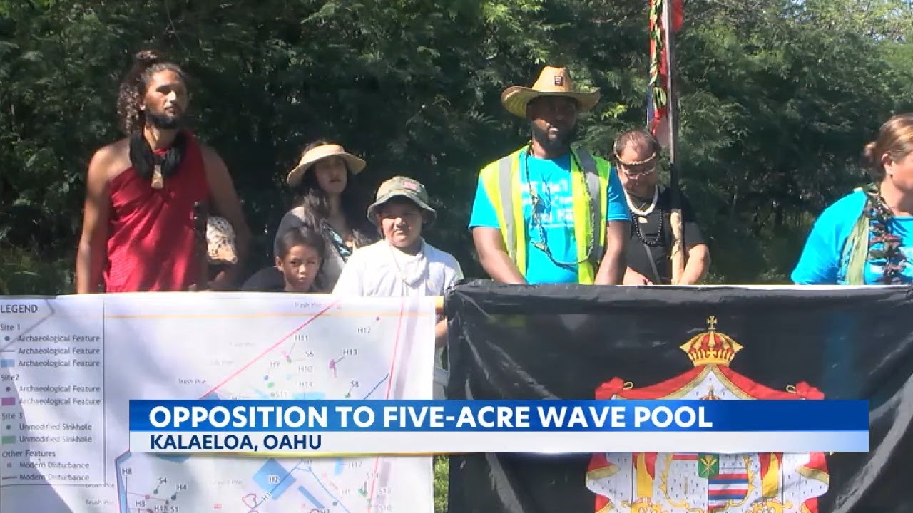 Plans for new wave pool on Oahu met with disapproval from some ...