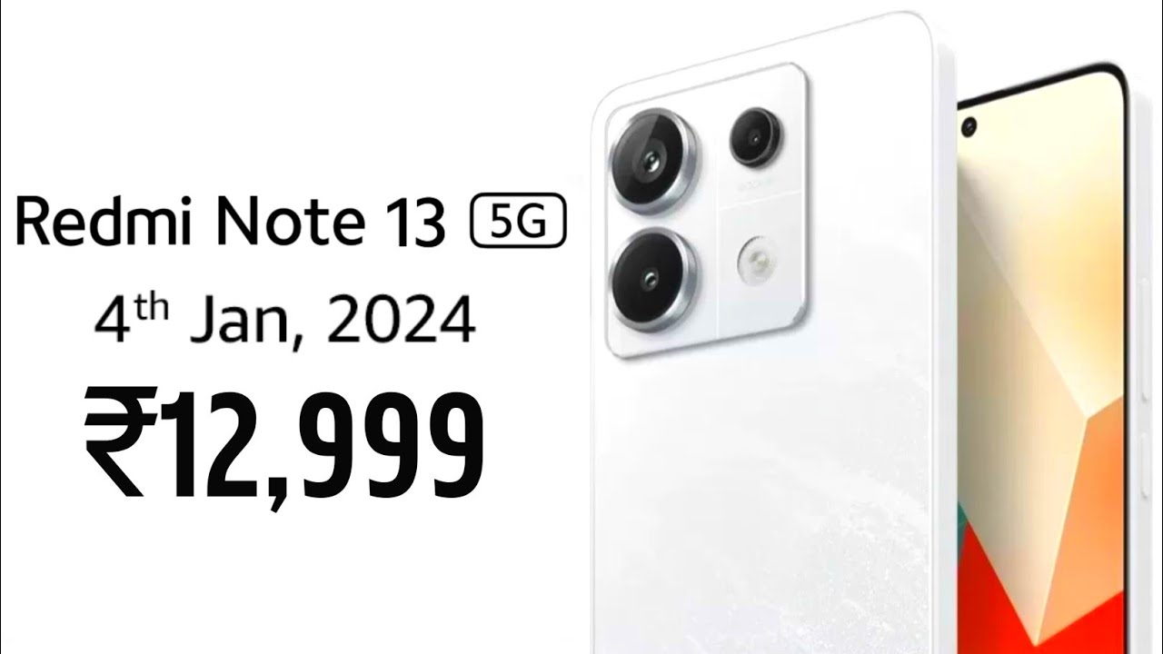 Redmi Note 13 5G Official India Launch 🔥| Redmi Note 13 Price in India ...