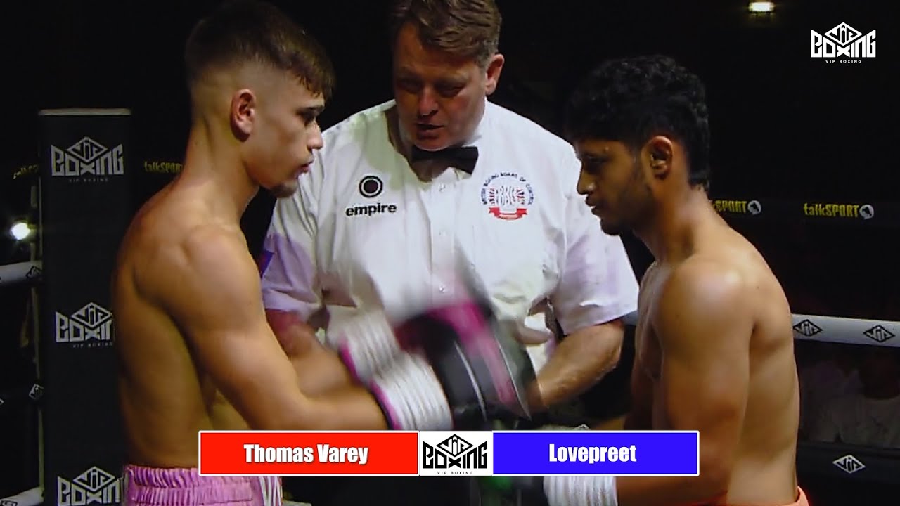 THOMAS VAREY V LOVEPREET - Blackpool Winter Gardens 7th September 2024 ...