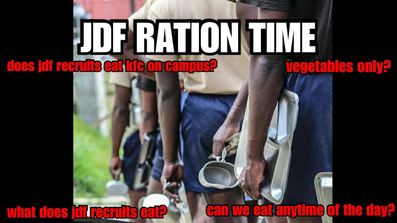 What The JDF Recruits Eat - YouTube