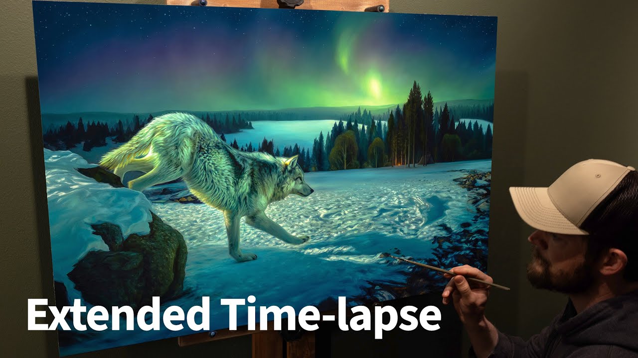 Extended Time-lapse | Wolf Beneath The Aurora - YouTube