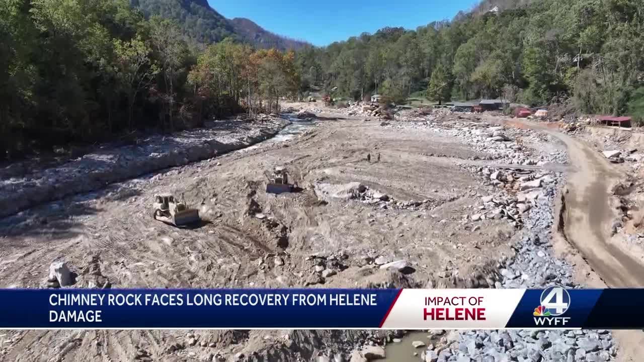 Chimney Rock, North Carolina, three weeks after Helene - YouTube
