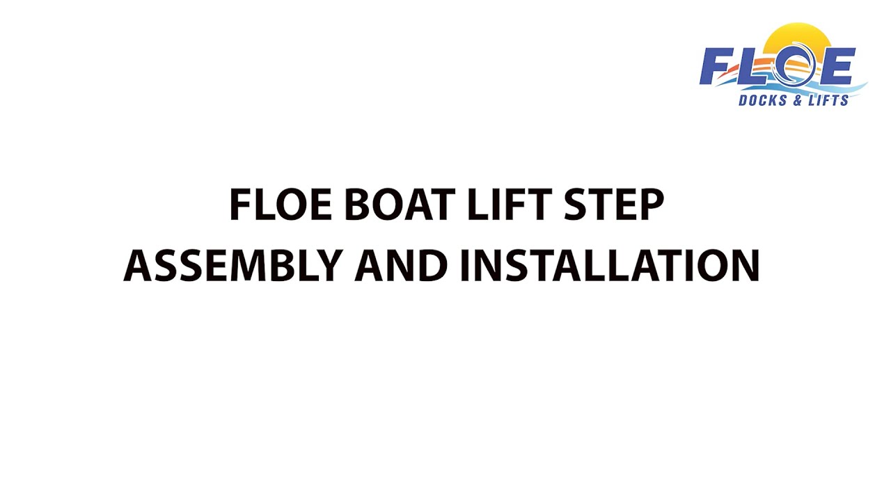 FLOE International Boat Lift Step - YouTube