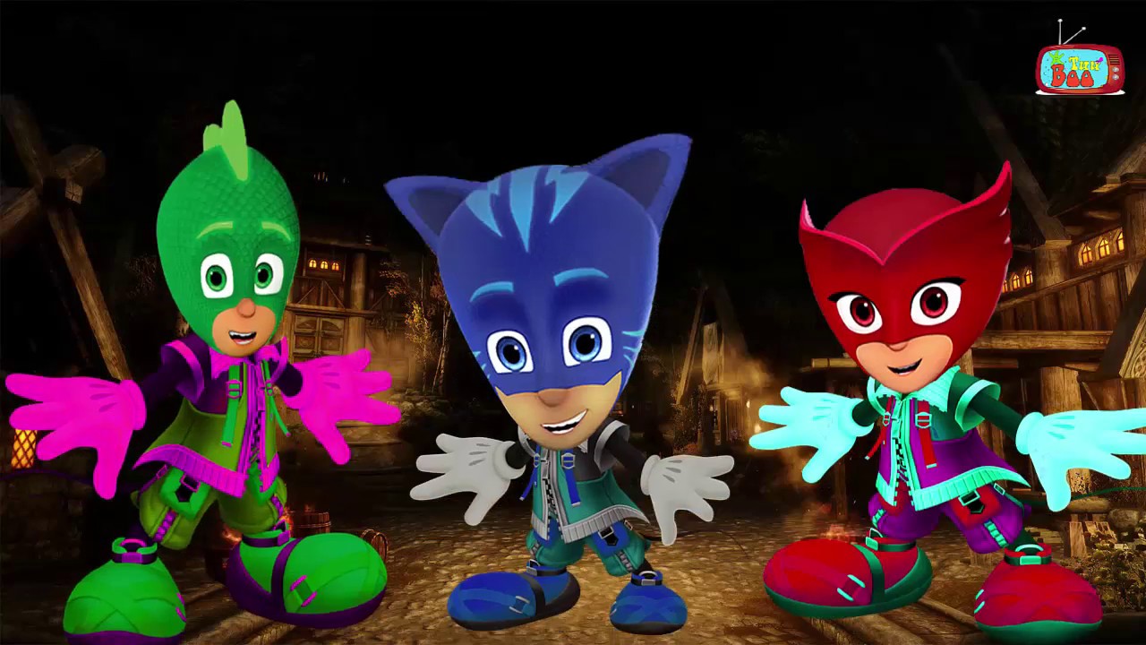 PJ Masks Tranforms Into Body Mickey Mouse Walt Disney Animate Cartoon ...