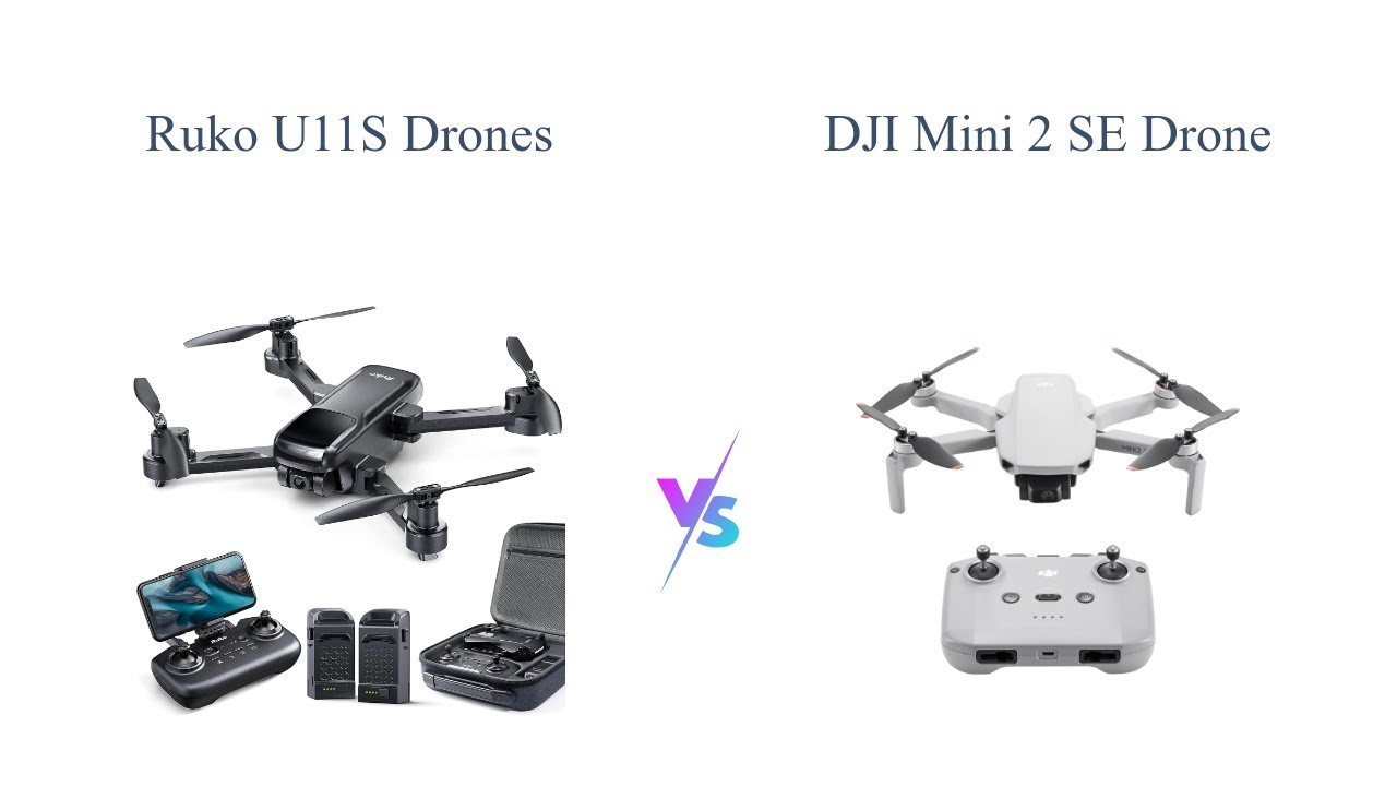 Ruko U11S vs DJI Mini 2 SE: Best Beginner Drones 🚁🔥 - YouTube