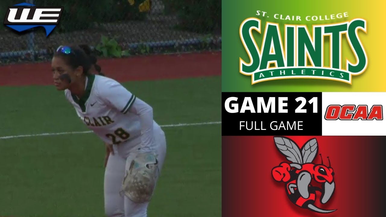St. Clair Saints vs Seneca Stings Game 21 - 14 Oct 22 - OCAA Women's ...