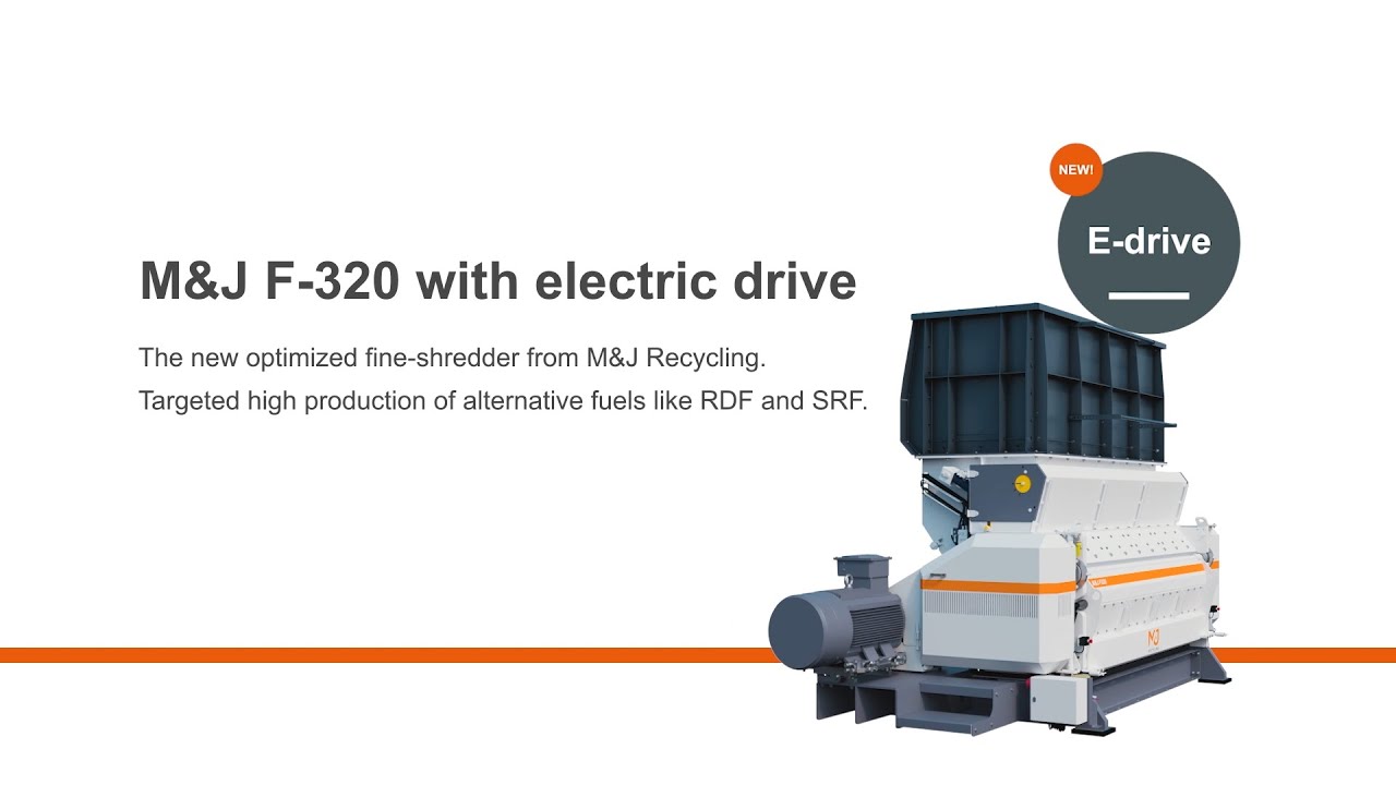 MJ F320e electric fine-shredder animation - YouTube
