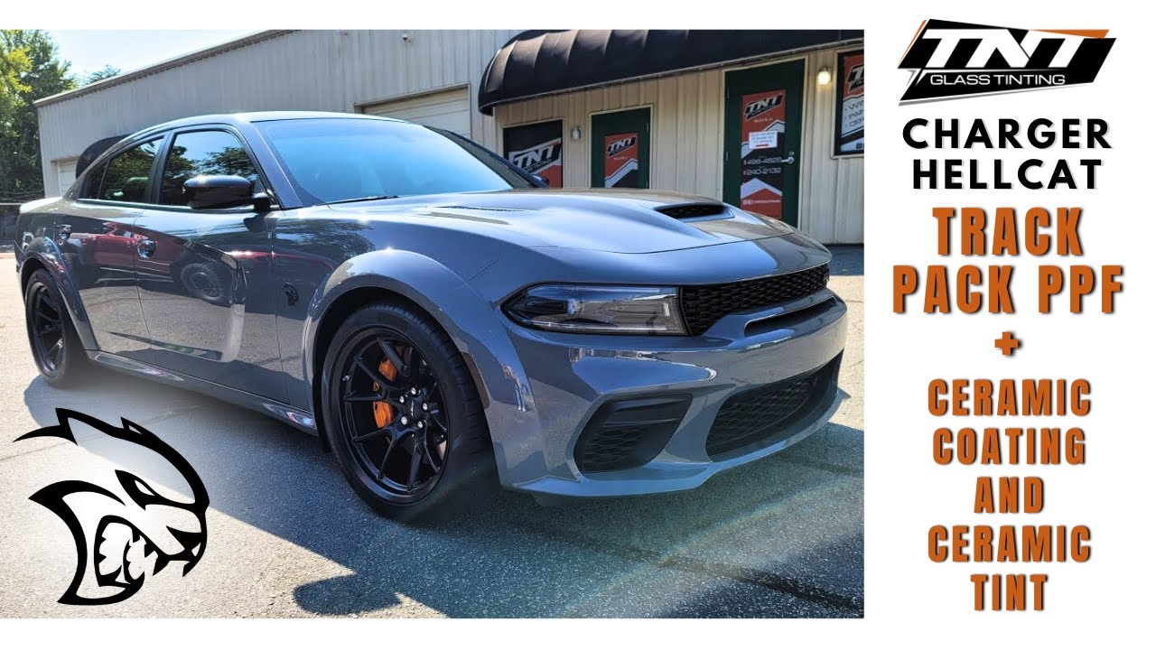 CHARGER HELLCAT | Track Pack PPF + Ceramic Coating + Ceramic Window ...