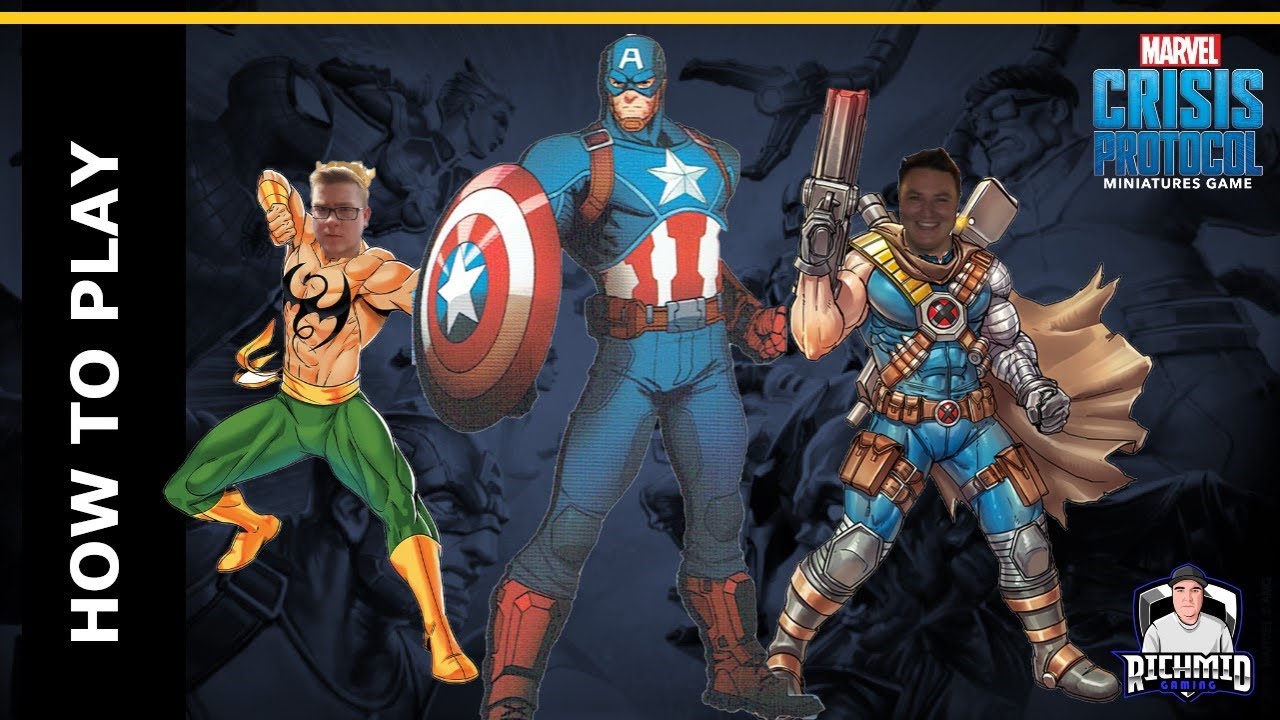 Marvel Crisis Protocol: How to play - Steve Rogers Avengers - YouTube